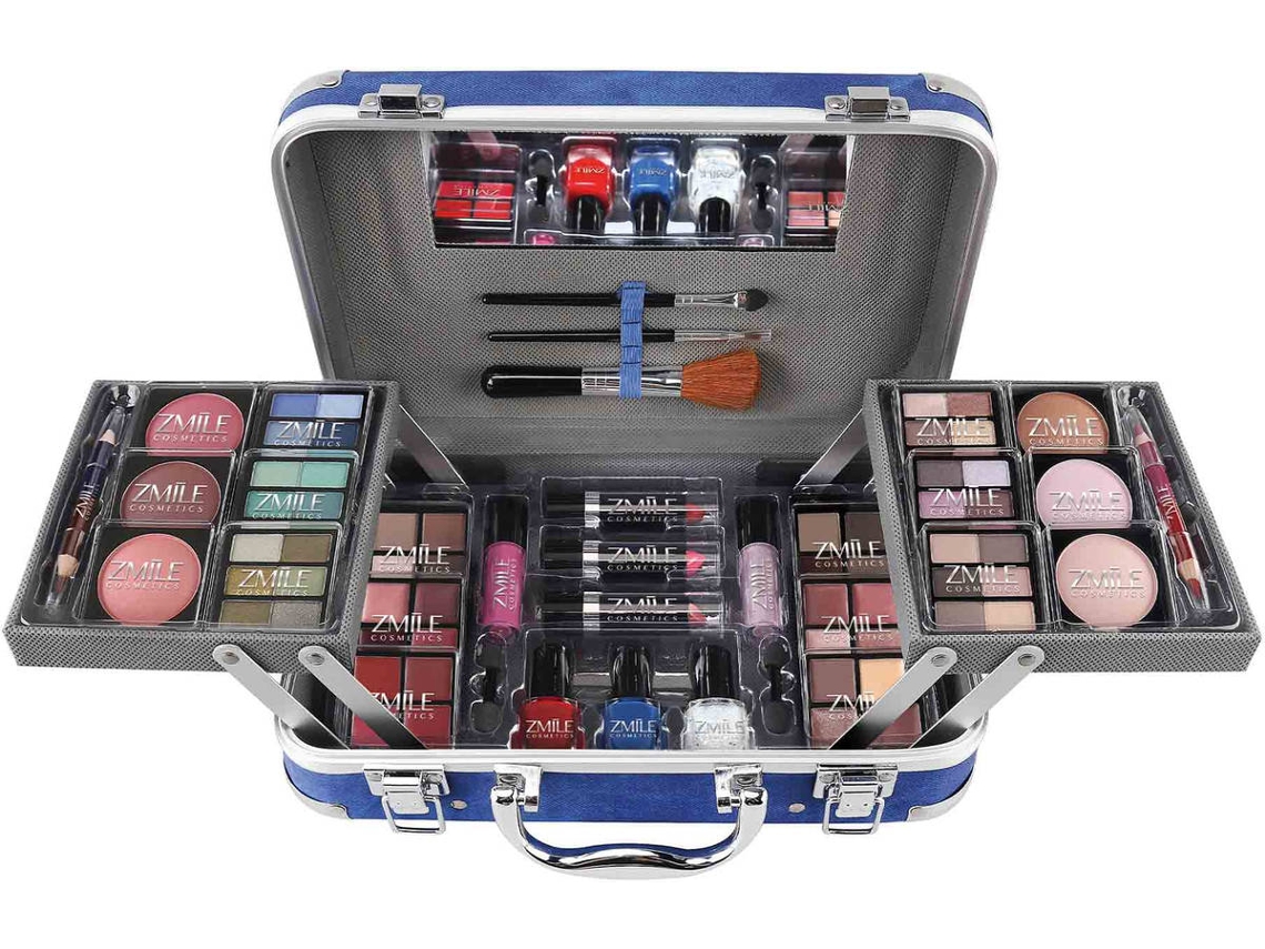 Mala de Maquilhagem ZMILE COSMETICS Traveller Blue Azul | Worten.pt