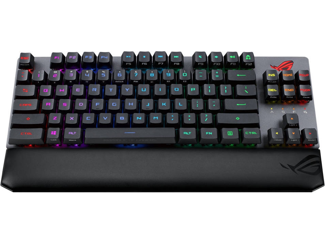 Teclado ASUS ROG Strix Scope RX TKL (Wireless - Mecânico - Inglês ...