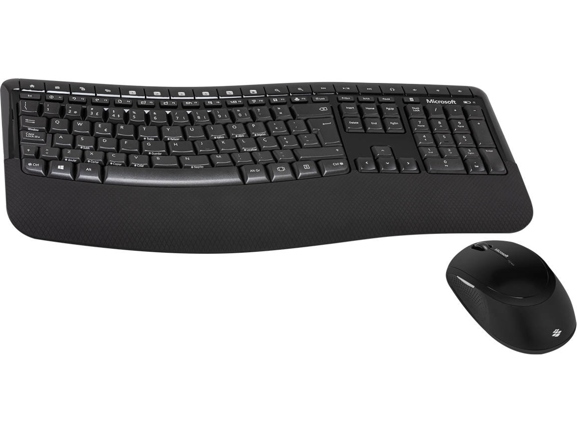 Teclado + Rato MICROSOFT Comfort 5050AES (Wireless - BlueTrack ...