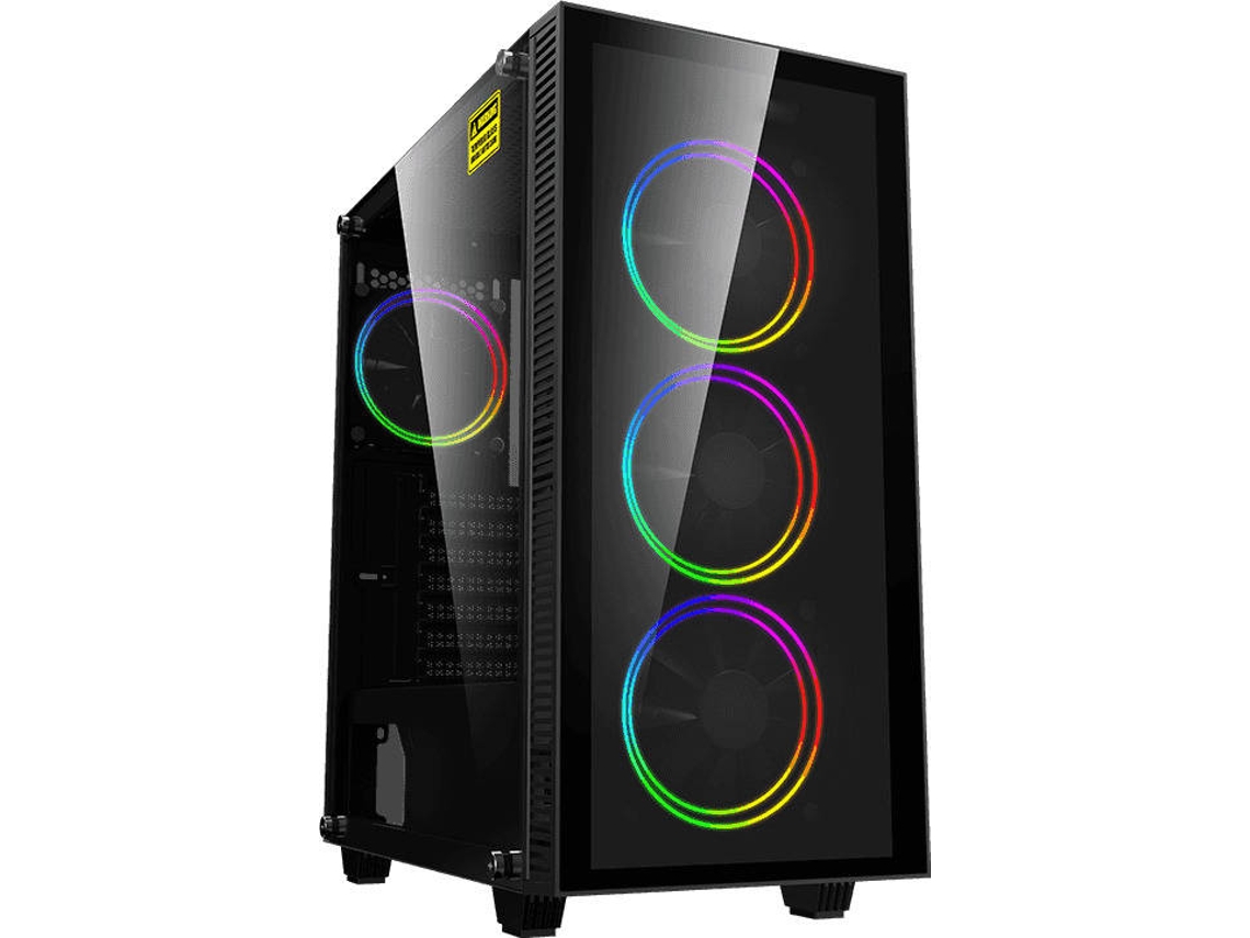 Caixa PC EUROTECH RX22 PRO750 (ATX Mid Tower - Preto) | Worten.pt