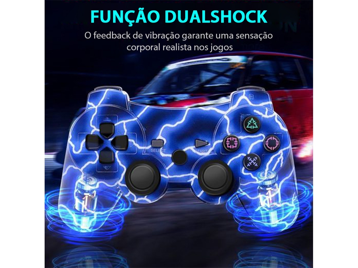 Comando PS4 KINSI Kinsi Dualshock (Wireless - Azul) | Worten.pt