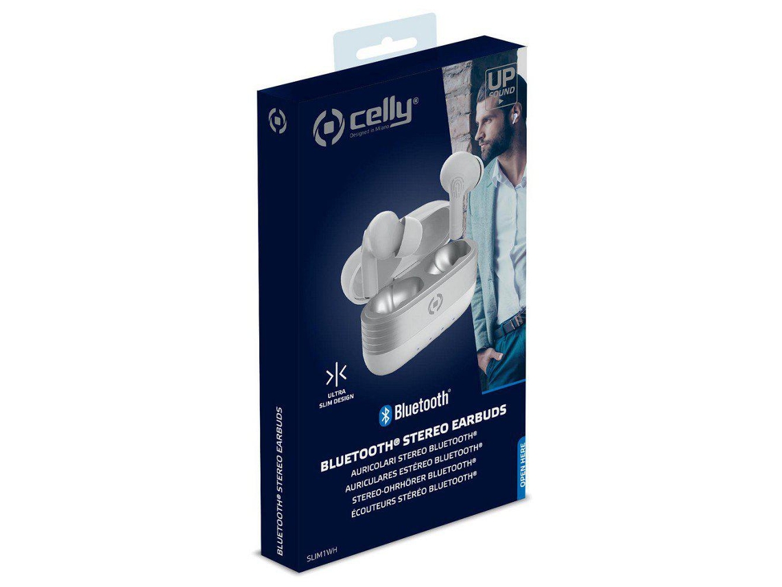 Auriculares Bluetooth True Wireless CELLY Slim1 (In Ear - Microfone ...