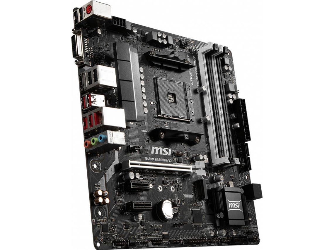 Motherboard MSI B450M Bazooka V2 (Socket AM4 - AMD B450 - Micro ATX ...