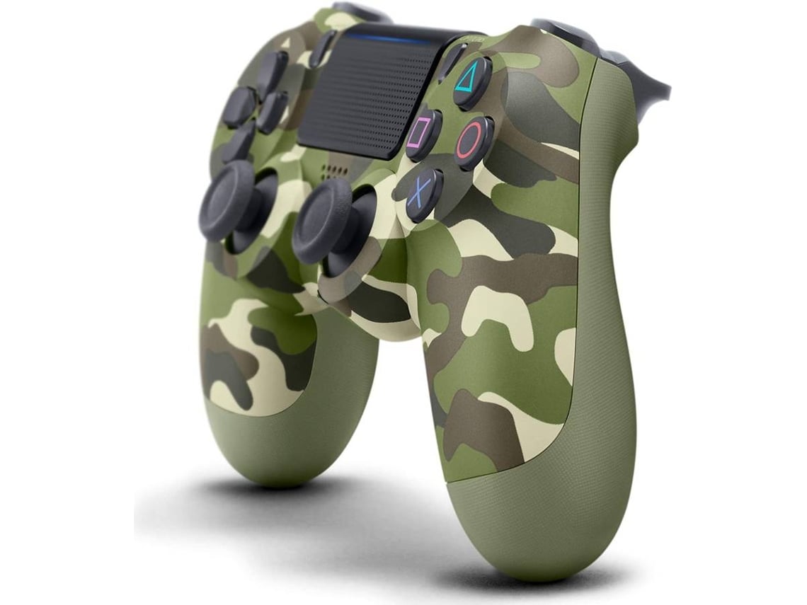 Comando PS4 SONY DualShock 4.0 V2 Verde Camuflagem | Worten.pt