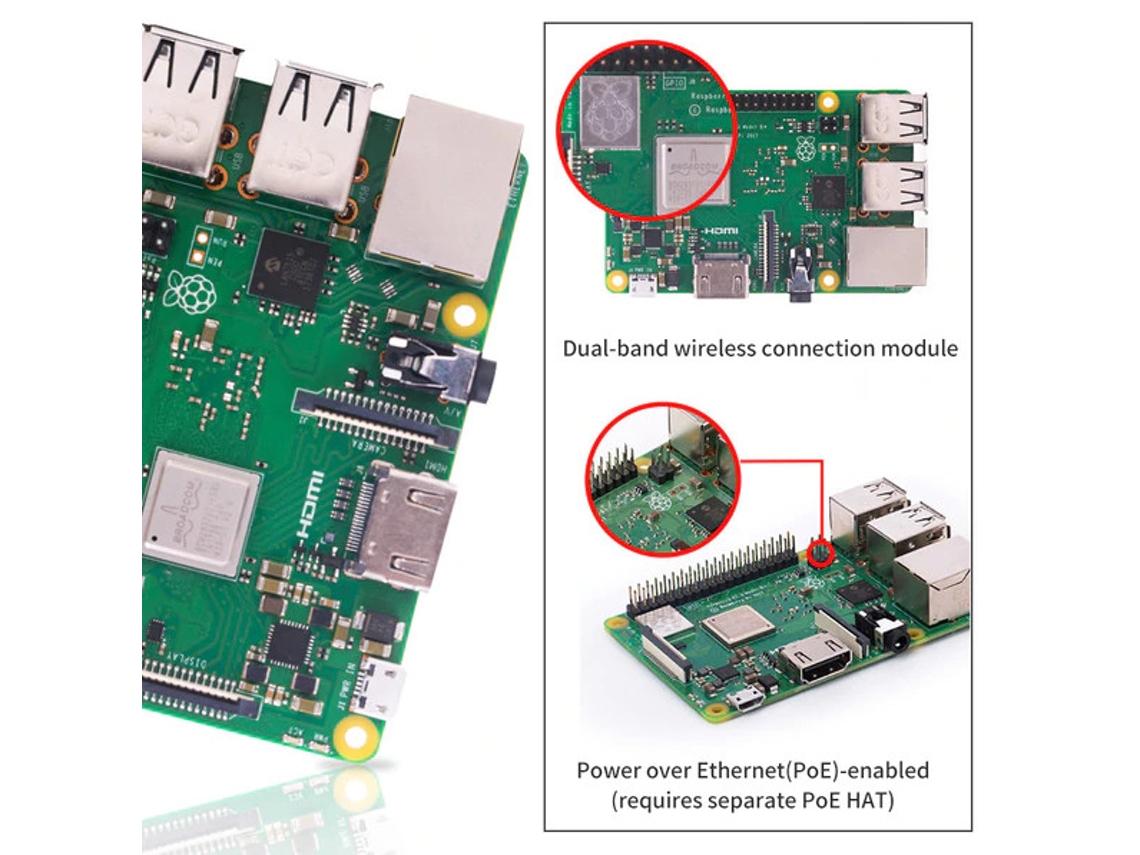 RASPBERRY-PI PI3B+ (ARM Cortex A53 - 1 GB RAM - Videocore IV) | Worten.pt