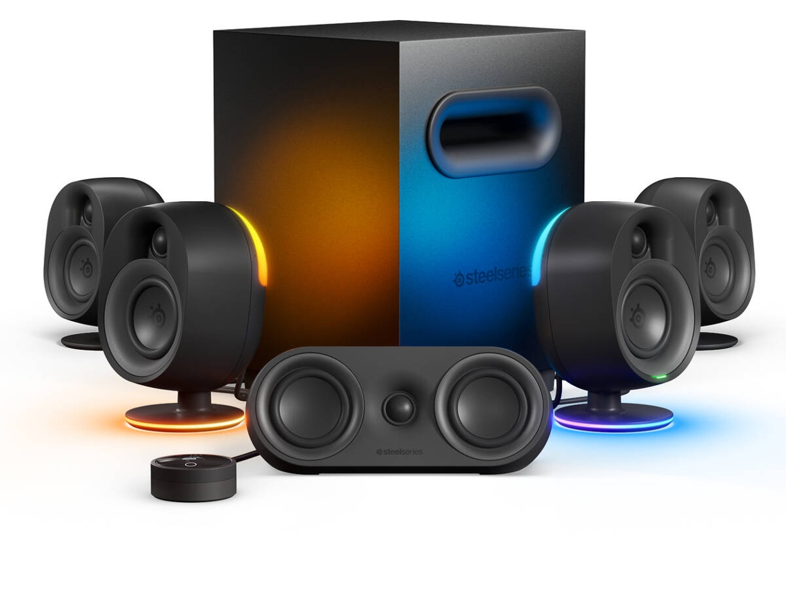 Colunas Gaming Bluetooth STEELSERIES Arena 9 (Preto) | Worten.pt