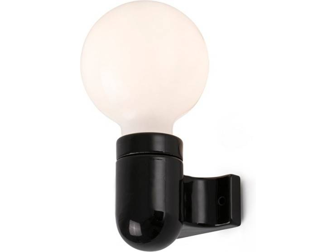 Aplique de Parede FARO BARCELONA Sera (Máx. 15W - Cerâmica - Preto ...