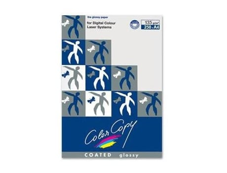 Papel Color Copy Glossy, Emb. 250 Fls, 135 Grs, A4 | Worten.pt