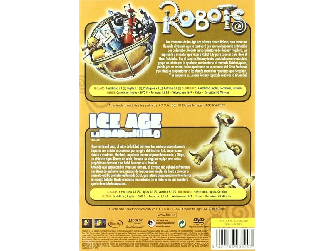 Robots + Ice Age | Worten.pt