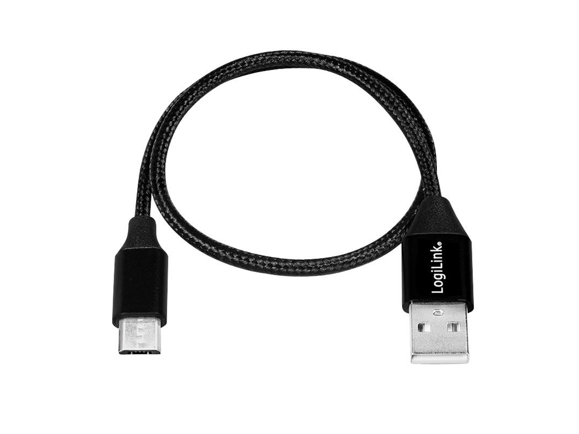 Logilink Cabo Micro Bm Plug Cu0144 1M Preto | Worten.pt