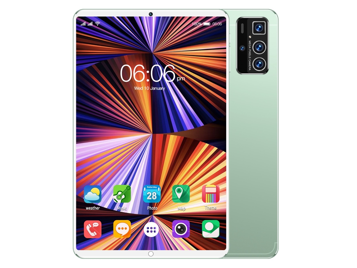 Tablet PRITOM 14PRO + Teclado Bluetooth + Capa de Couro + Auriculares ...