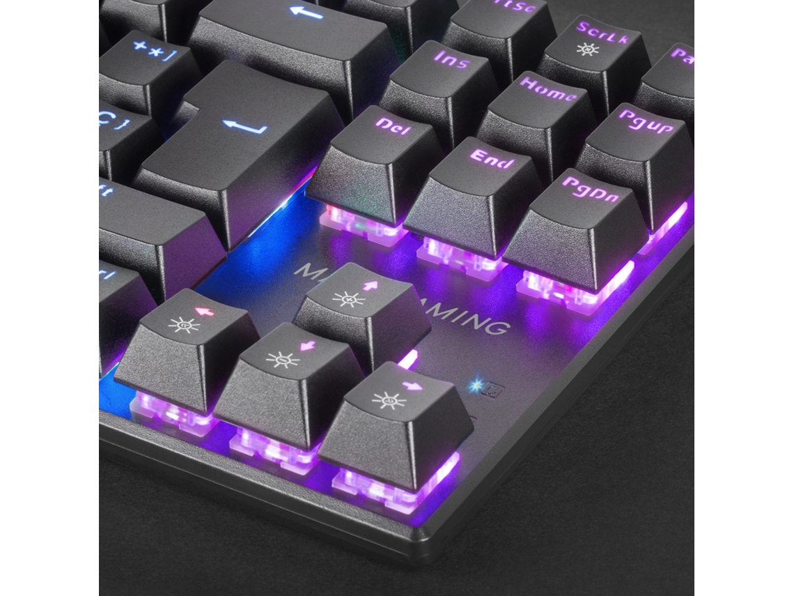 Teclado Frgb MARS GAMING Mk80 (Preto Switch - Mecânico Vermelho ...