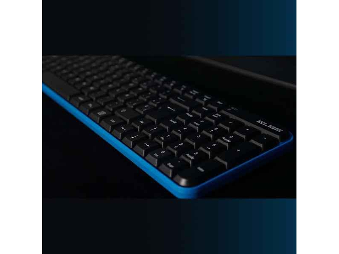 Teclado e Rato Sem Fios Elbe Ptr-101 Preto | Worten.pt