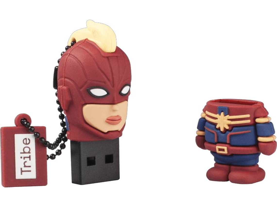 Pen USB TRIBE Marvel Captain Marvel (16 GB, USB 2.0) | Worten.pt