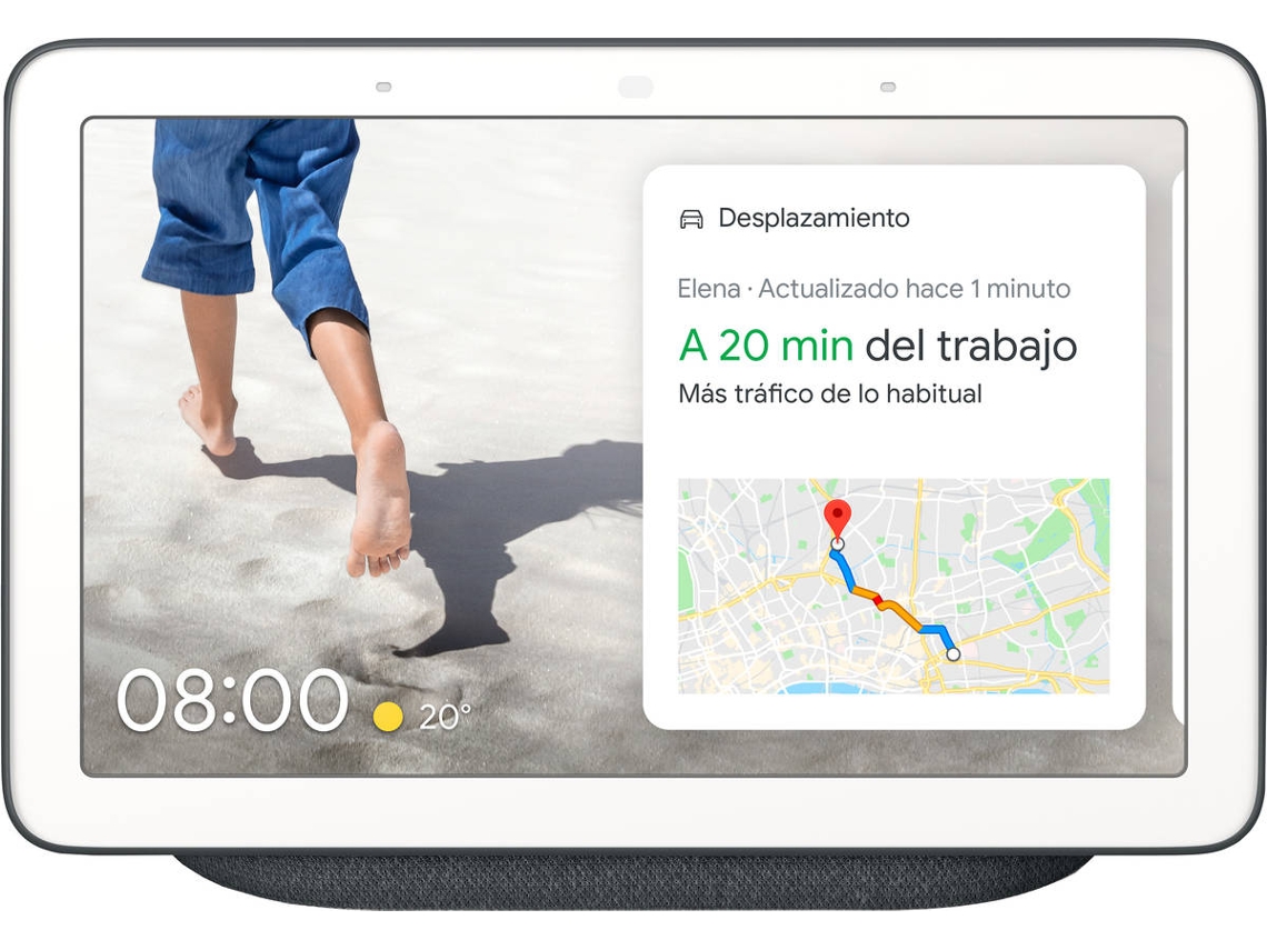 Assistente Virtual GOOGLE Nest Hub (Google Assistant - Preto) | Worten.pt