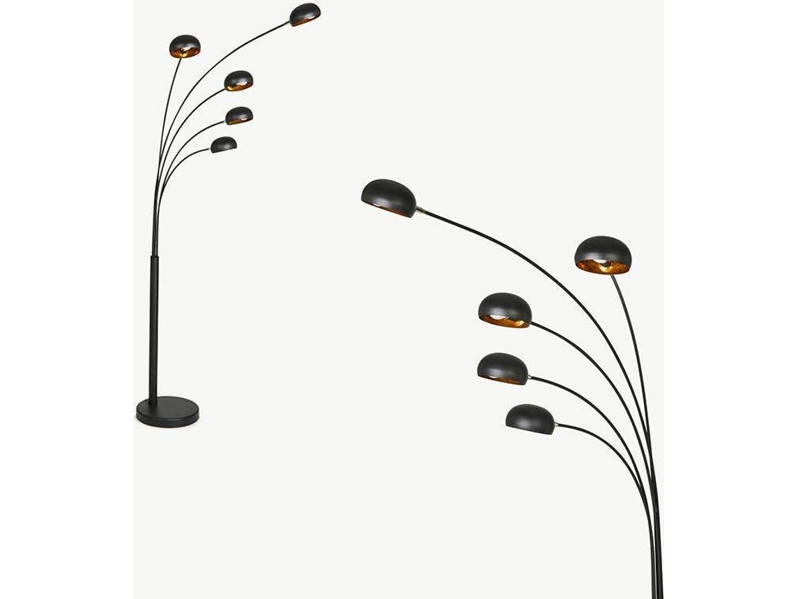 Candeeiro de Pé com Braços Stella PASCAL MORABITO (Preto - Pedra ...