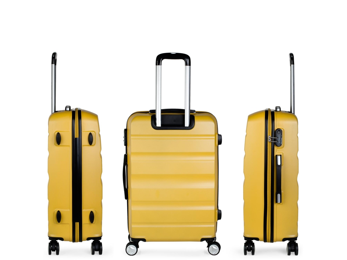 Mala de Viagem Média ITACA Abs Lisa Amarelo (70 L) | Worten.pt