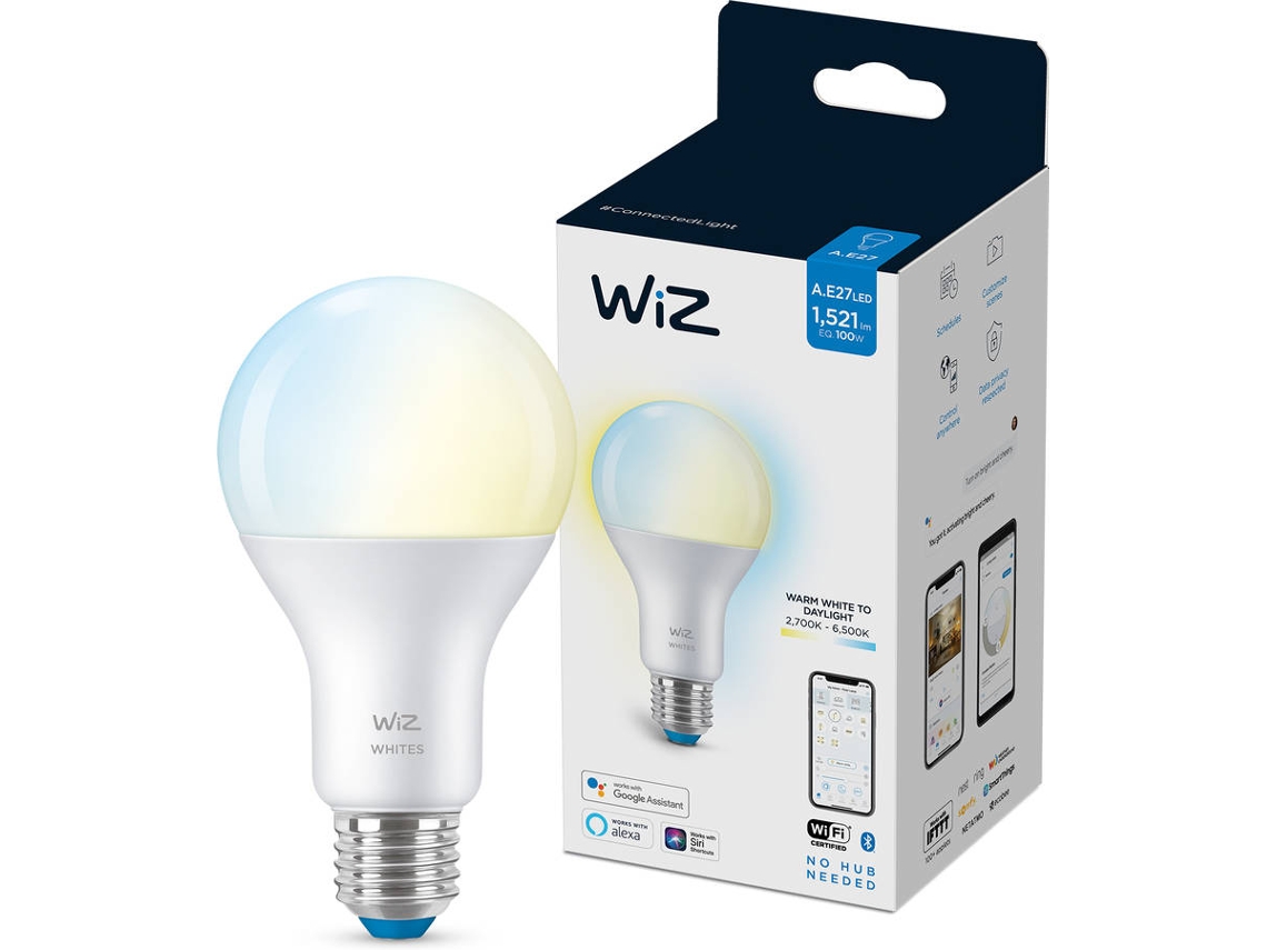 Lâmpada WIZ Wi-Fi BLE 100W A67 E27 TW | Worten.pt