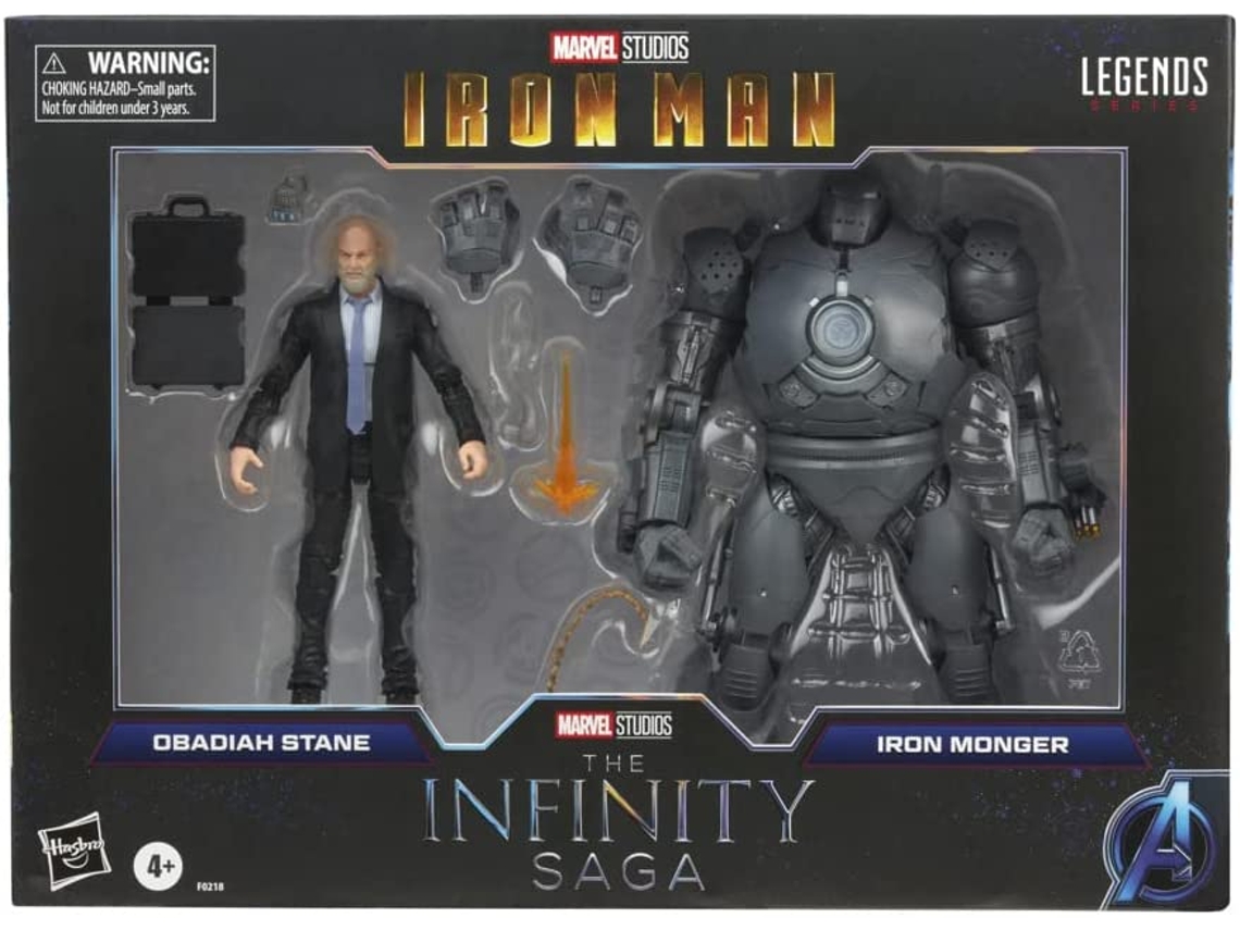 Figura Obadiah Stane & Iron Man Monger The Infinity Saga Avengers Iron ...