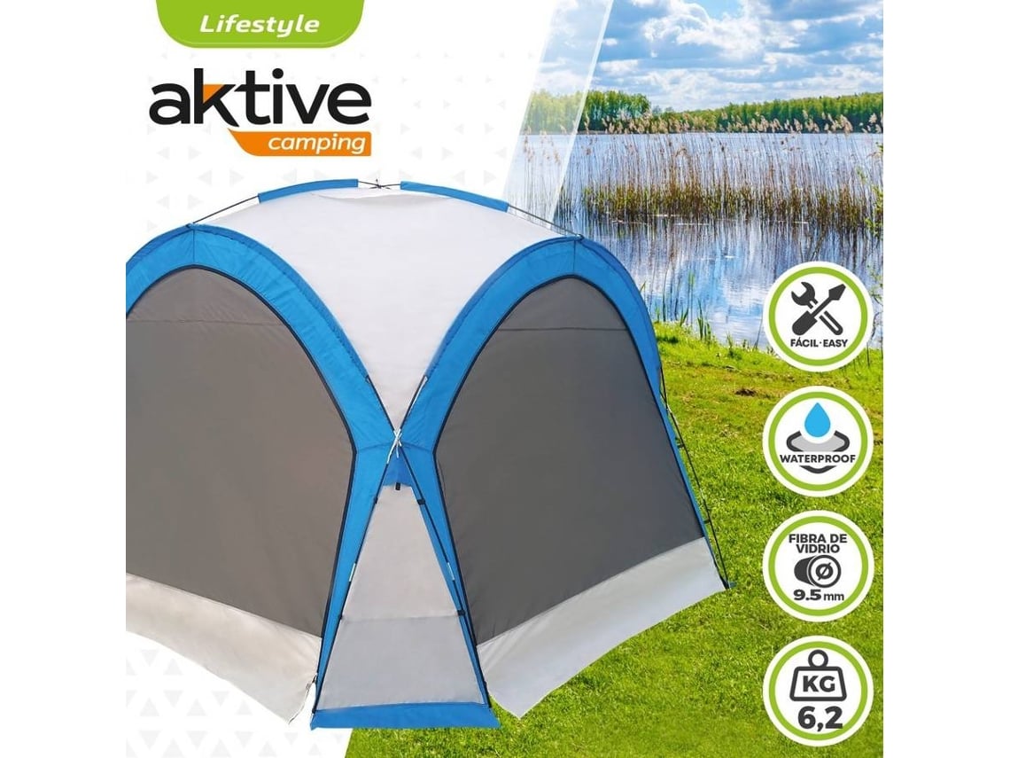 Tenda Anti-Mosquitos AKTIVE com mosquiteiro (350x350x260 cm) | Worten.pt