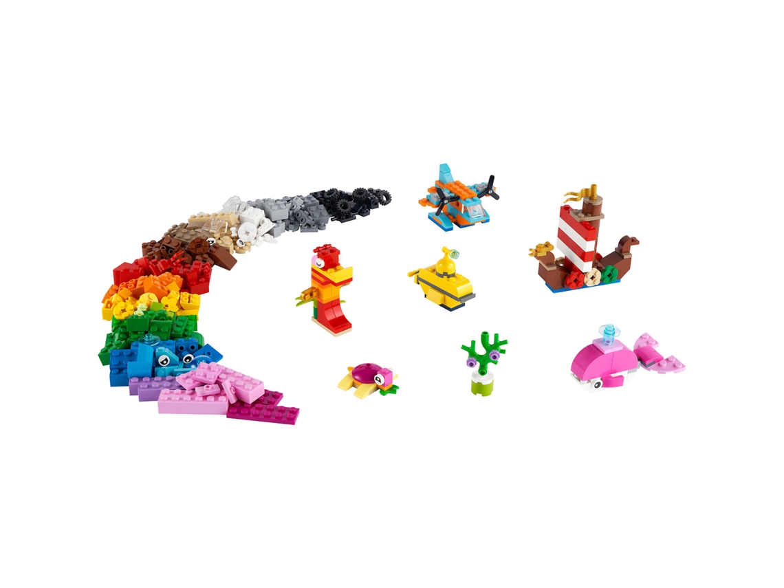 LEGO Classic Diversao Criativa No Oceano 11018 (Idade Mínima: 4 Anos ...