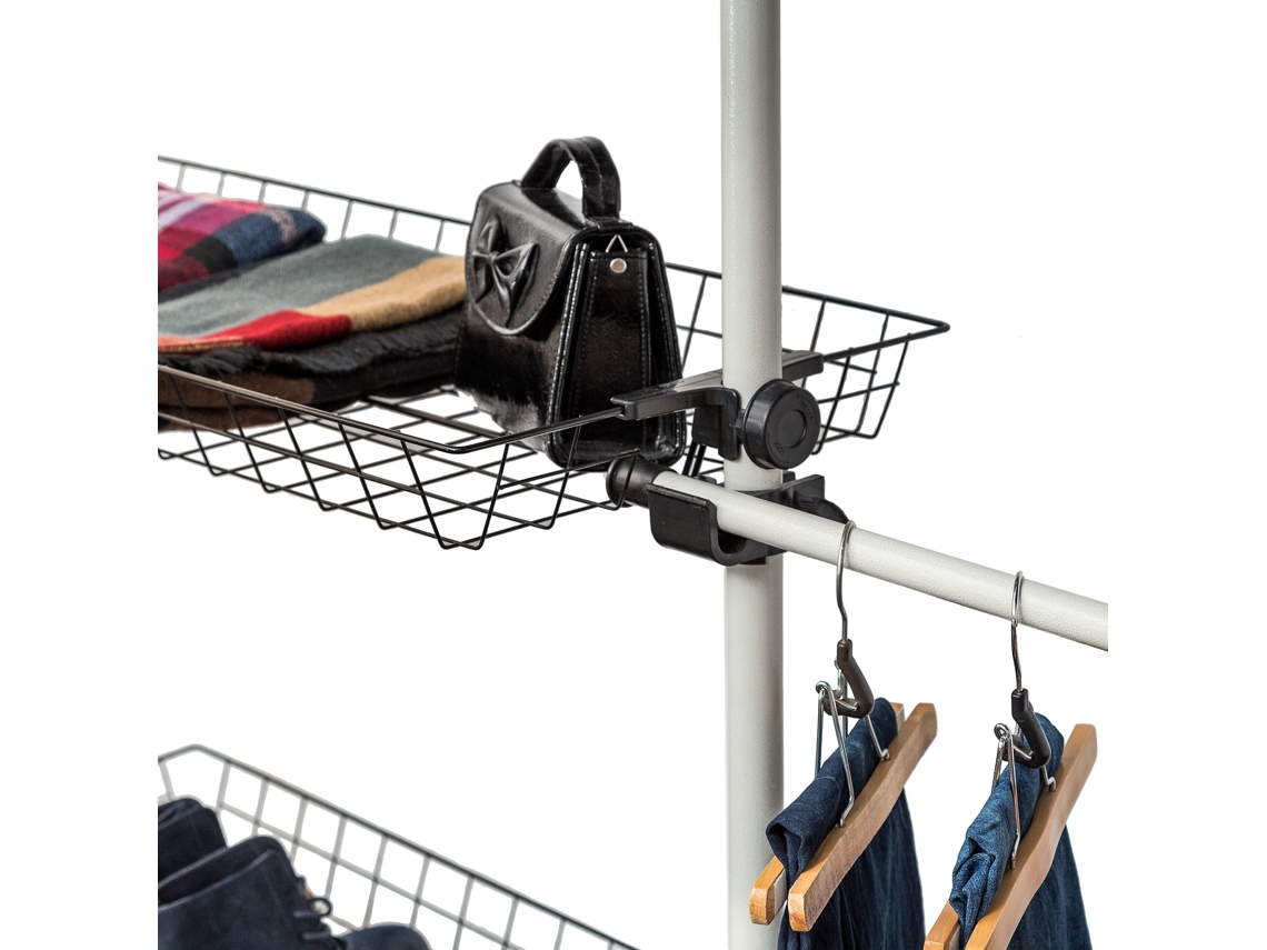 Sistema de Guarda-Roupa TECTAKE Telescópico | Worten.pt