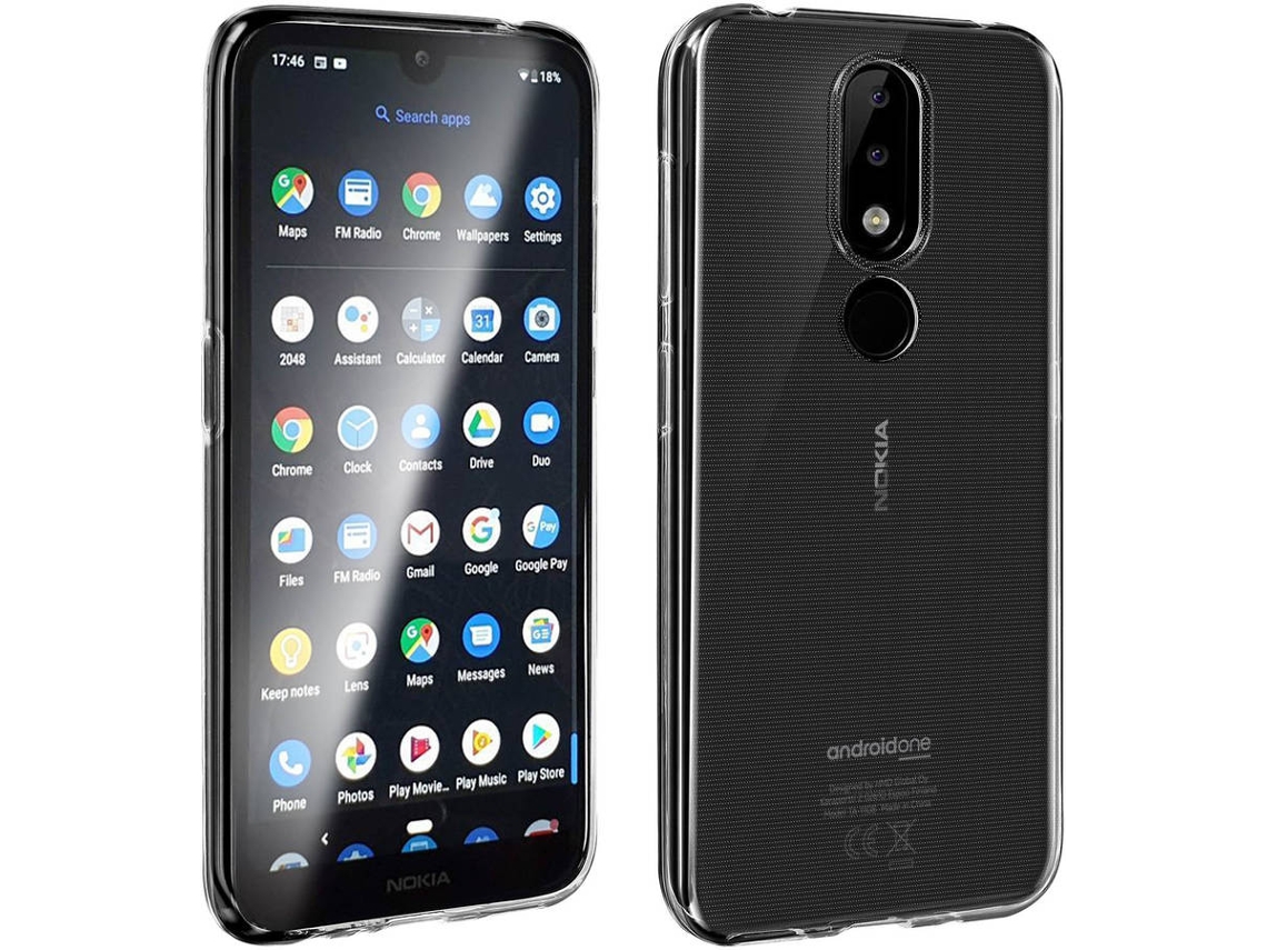 Capa e Película Vidro Temperado Nokia 4.2 AVIZAR 360 Transparente ...