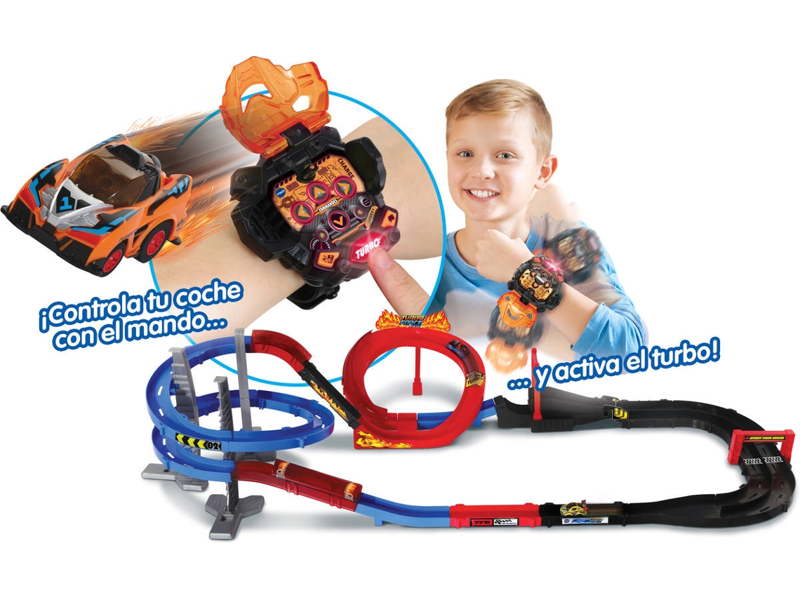 Pista de Carro VTECH Turbo Force Race Track (Com Carro) | Worten.pt