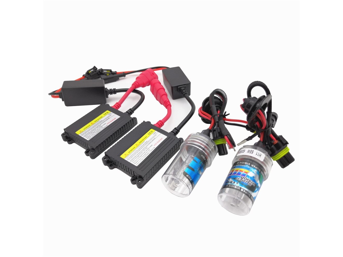 Lâmpadas xenon, kit de lastro fino[3000 K Amarelo Dourado / H27 / 880 ...