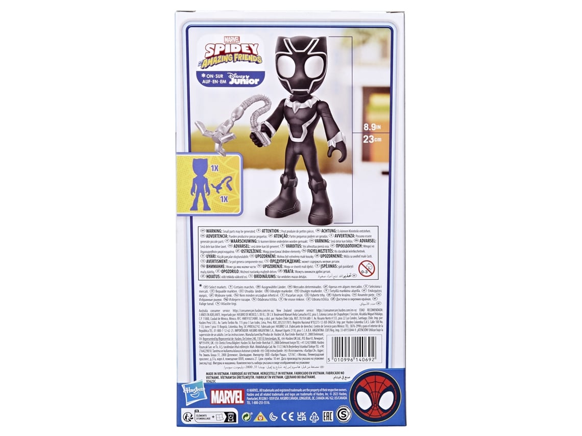 Figura de Ação SPIDEY AND HIS AMAZING FRIENDS Saf Supersized Hero Black ...