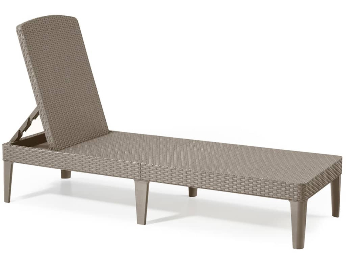 Keter Espreguiçadeira Jaipur cor cappuccino 235163 | Worten.pt
