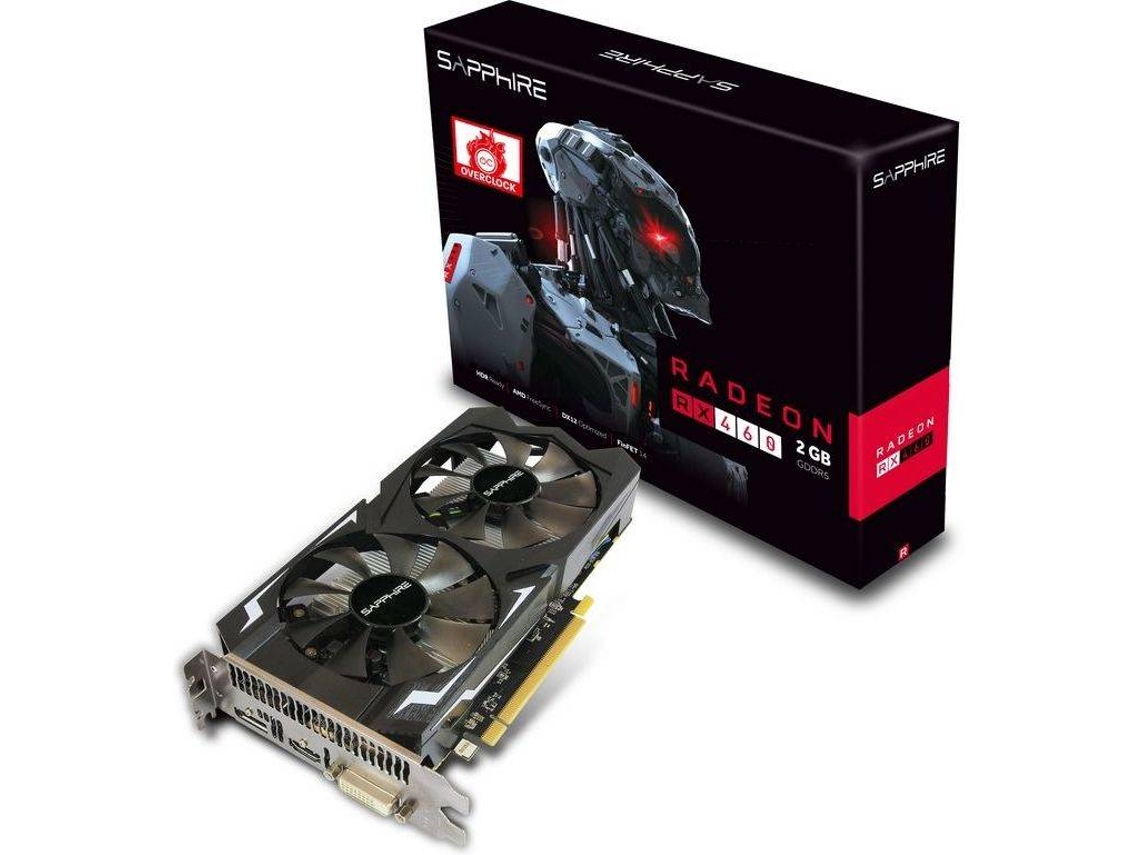Placa Gráfica SAPPHIRE Radeon RX 460 OC (AMD - 2 GB DDR5) | Worten.pt
