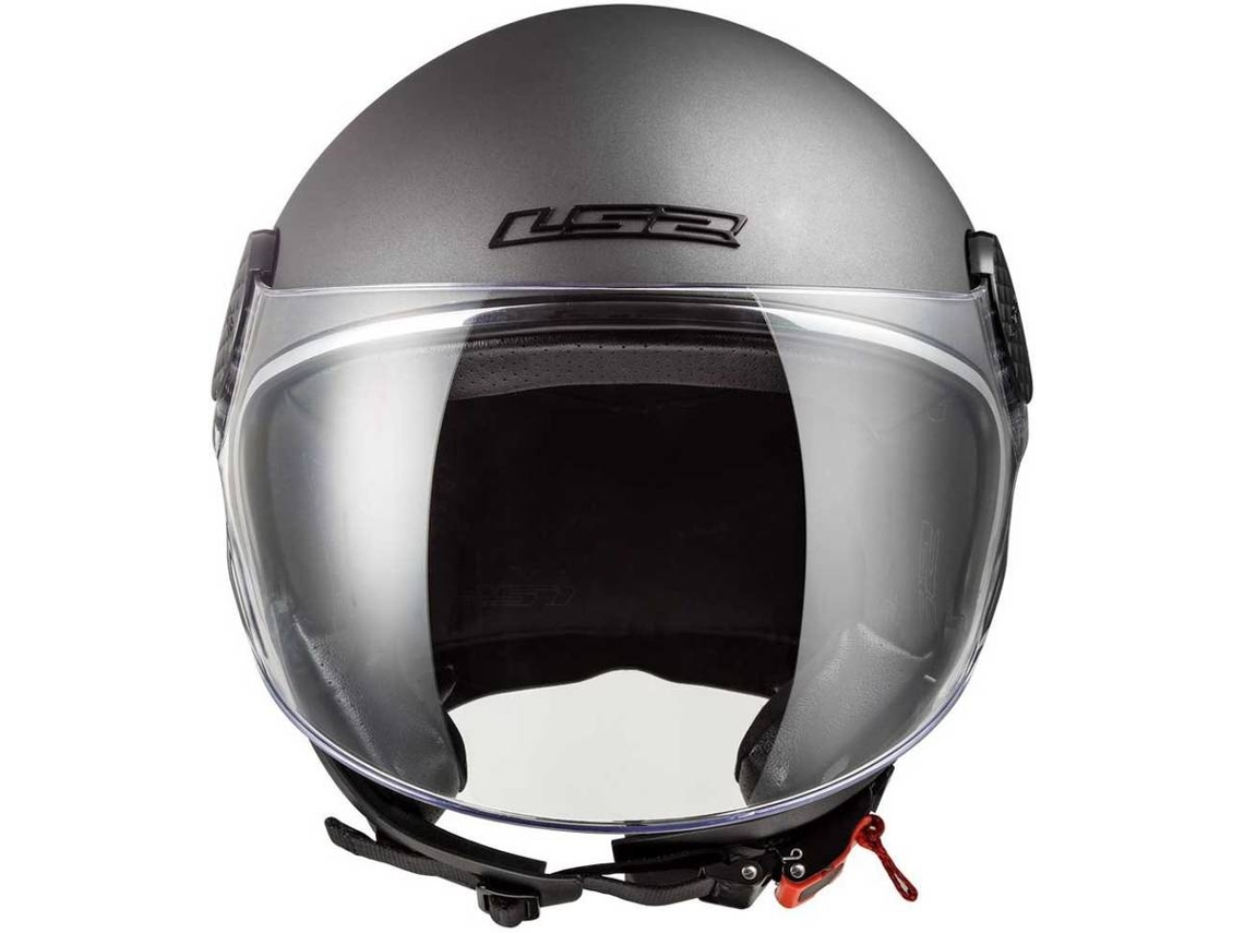 Capacete Jet LS2 OF558 Sphere Lux Snake Black Matt Titanium (Tam: S ...