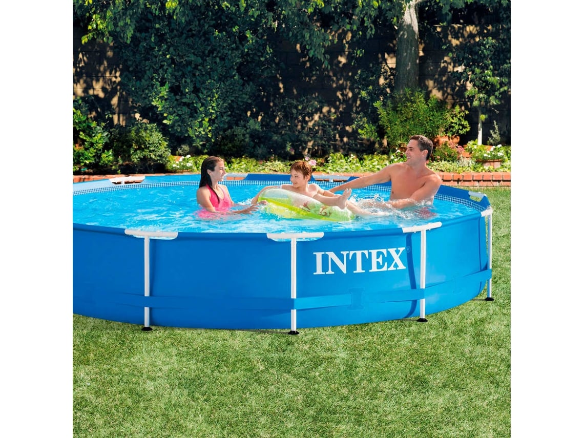 Piscina Redonda INTEX Metal Frame (366x76cm - 6503L - Com Bomba ...