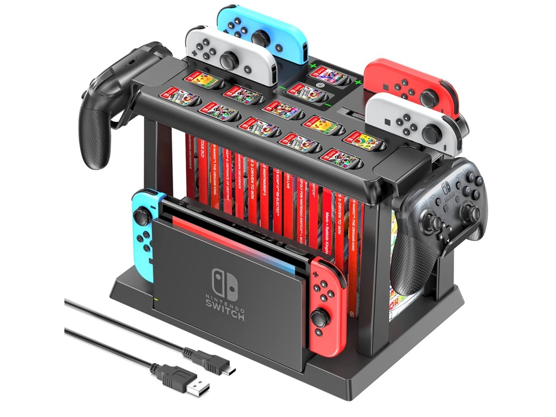 Rack de Armazenamento Adequado para Nintendo Switch,Consola de Jogos ...