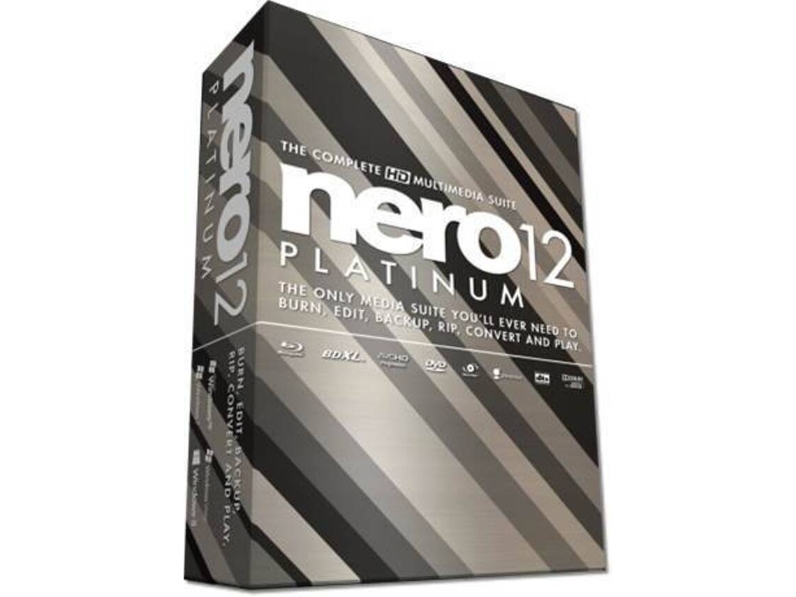 Software NERO 12 Platinum (1 Dispositivo - PC) | Worten.pt