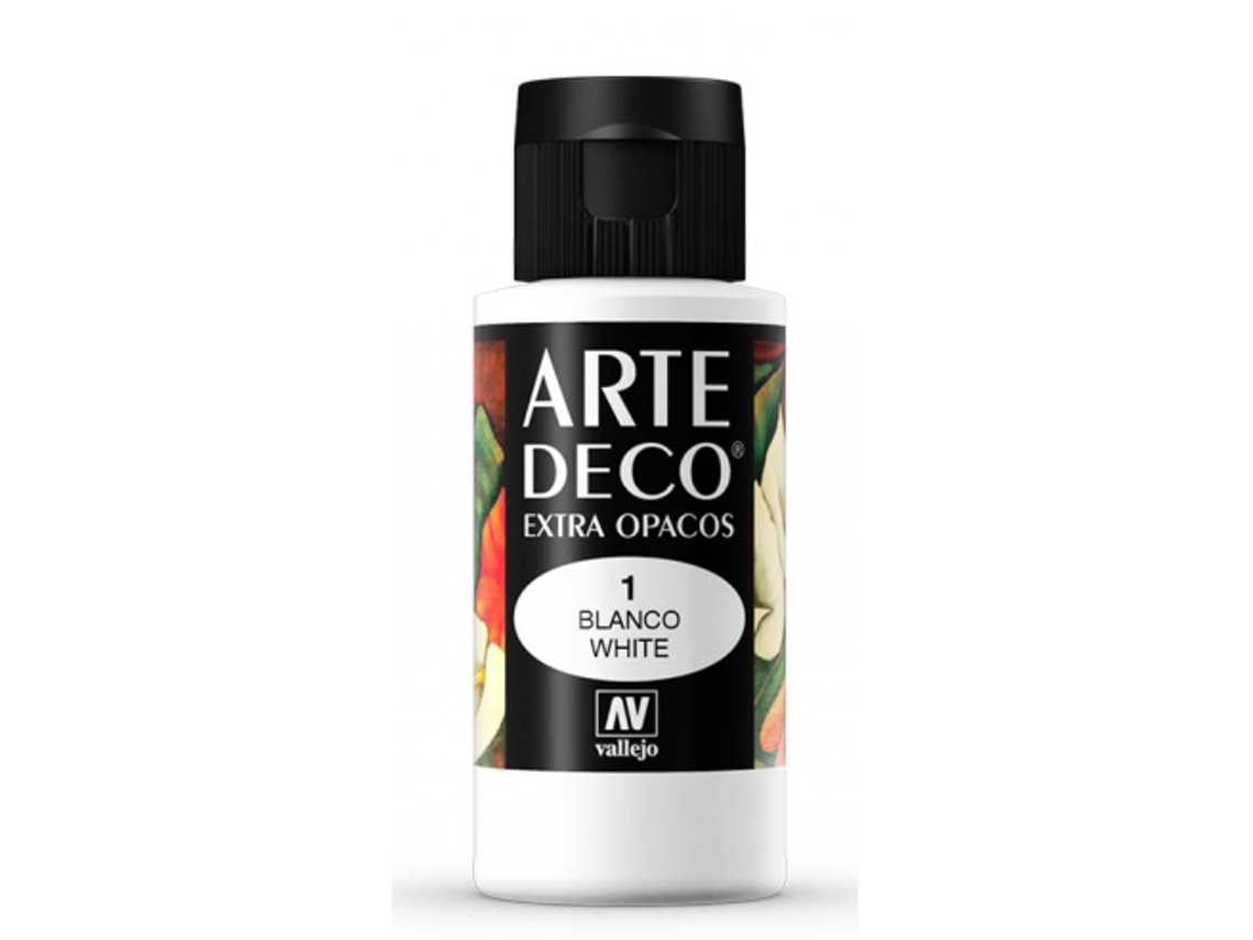 Tinta Acrílica Arte Deco Vallejo 60 Ml (Branco 1) | Worten.pt