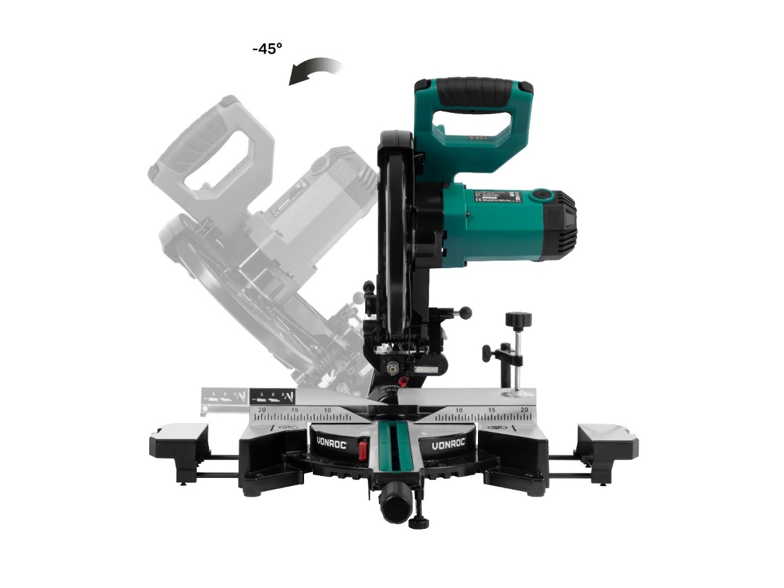 Multiferramentas VONROC Serra Deslizante de Esquadria Pro 255Mm ...