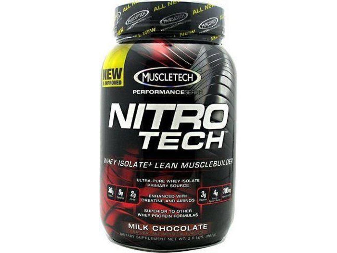Suplemento Alimentar MUSCLETECH Muscletech Nitro-Tech 907 Gr Chocolate ...