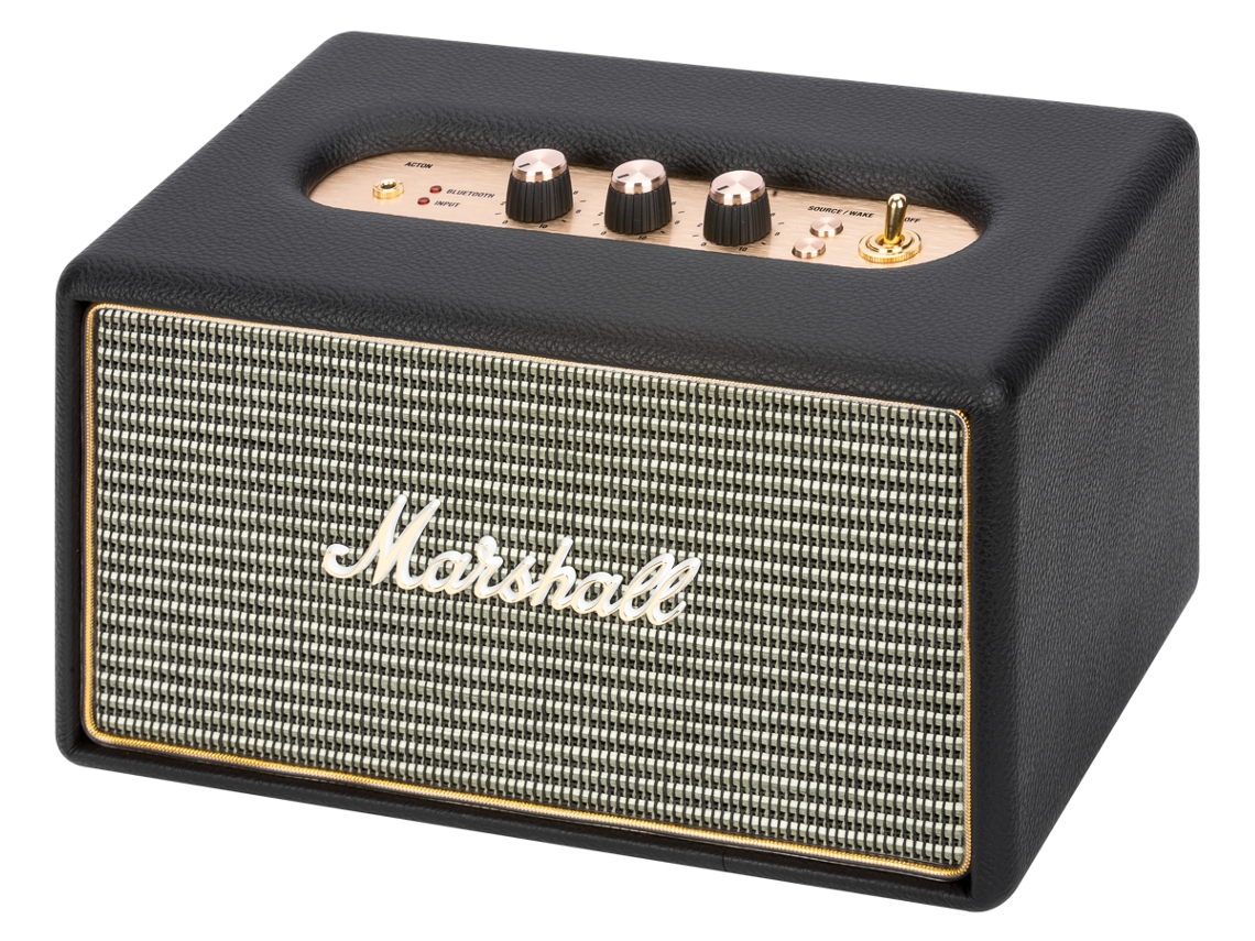 Coluna Bluetooth MARSHALL Acton (Preto - 50 W) | Worten.pt