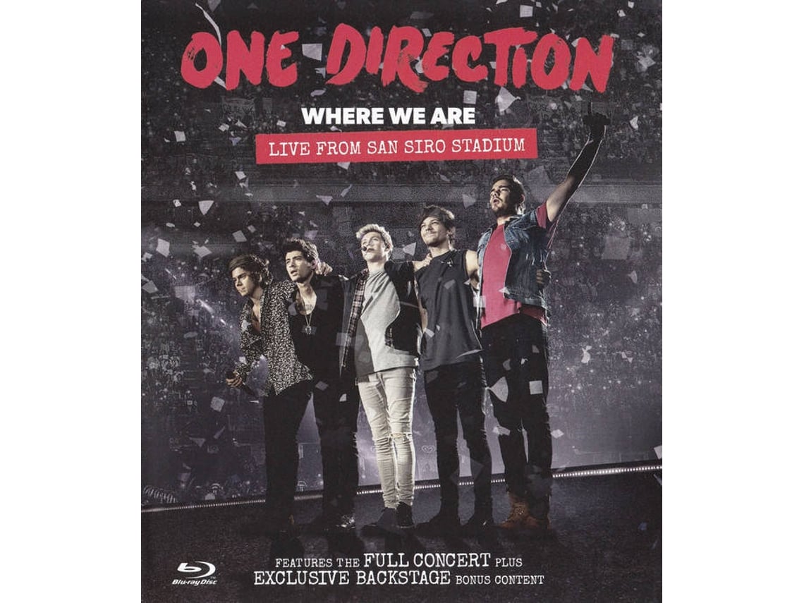 Blu Ray One Direction - Where We Are: Live from San Siro Stadium ...