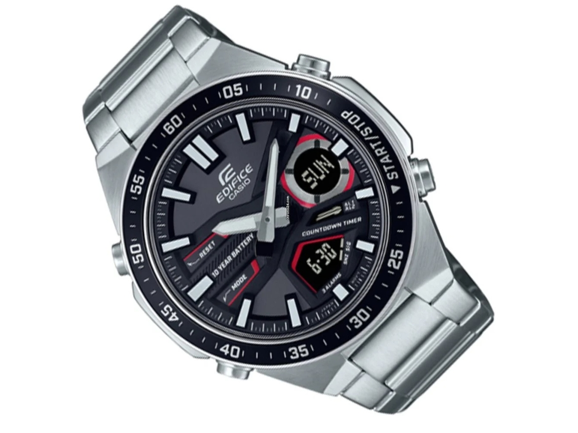 Relógio Casio Edifice Efv C110d 1a4vef Homem Prateado Worten Pt