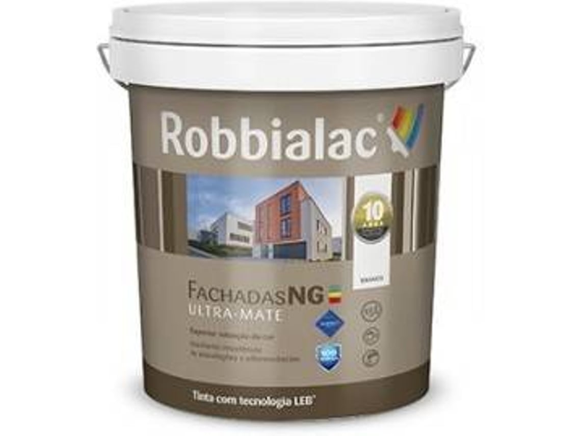 Robbialac Fachadas Ng 100% Acrilica Reforçada com Pliolite 15L | Worten.pt