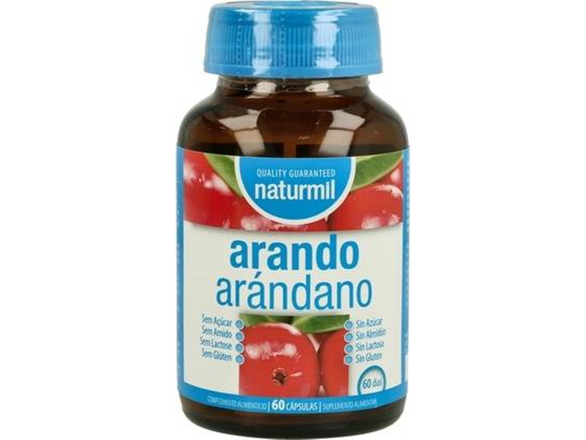 Suplemento Alimentar NATURMIL Arando (60 cápsulas de 90mg) | Worten.pt