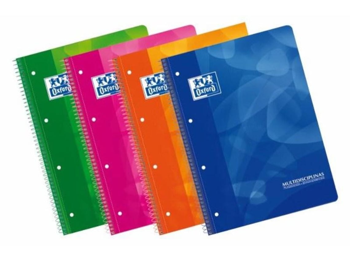 Caderno Espiral A4 Multidisciplinas Polipropileno 90G 80 Folhas ...