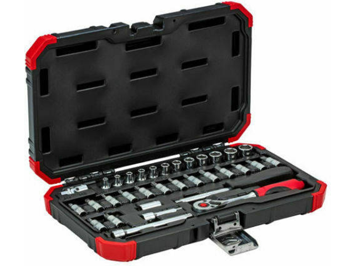 Conjunto de Chaves de Caixa CAROLUS BY GEDORE 1/4 4400.2033 (33 Peças ...