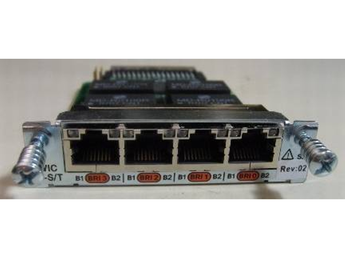 Módulo CISCO 4-Port ISDN BRI S/T High-Speed WAN Interface Card | Worten.pt