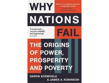 Livro Why Nations Fail de James A. Robinson, Daron Acemoglu (Inglês ...