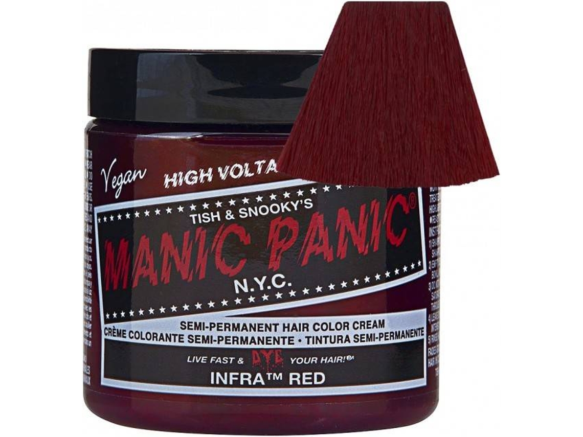 Creme de Coloração Semi-Permanente MANIC PANIC Infra Red (118 ml ...