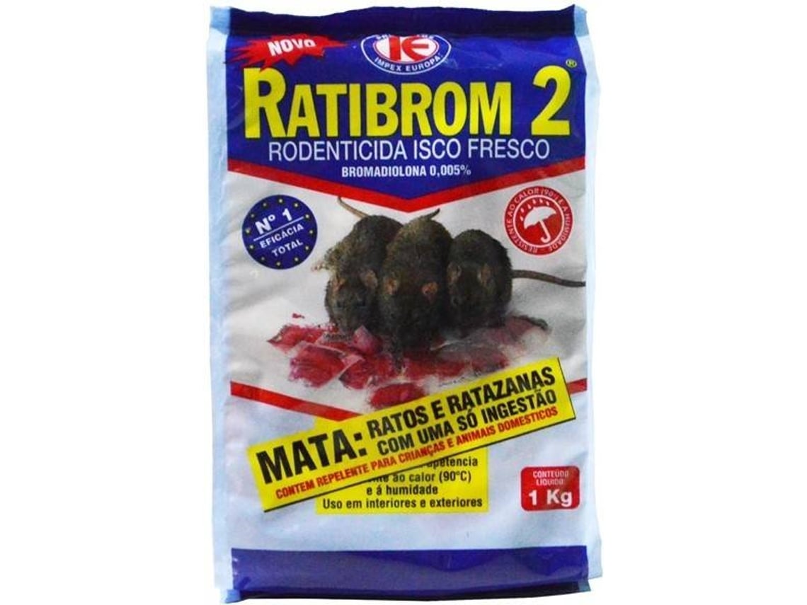 Raticida RATIBROM Pasta (1kg) | Worten.pt